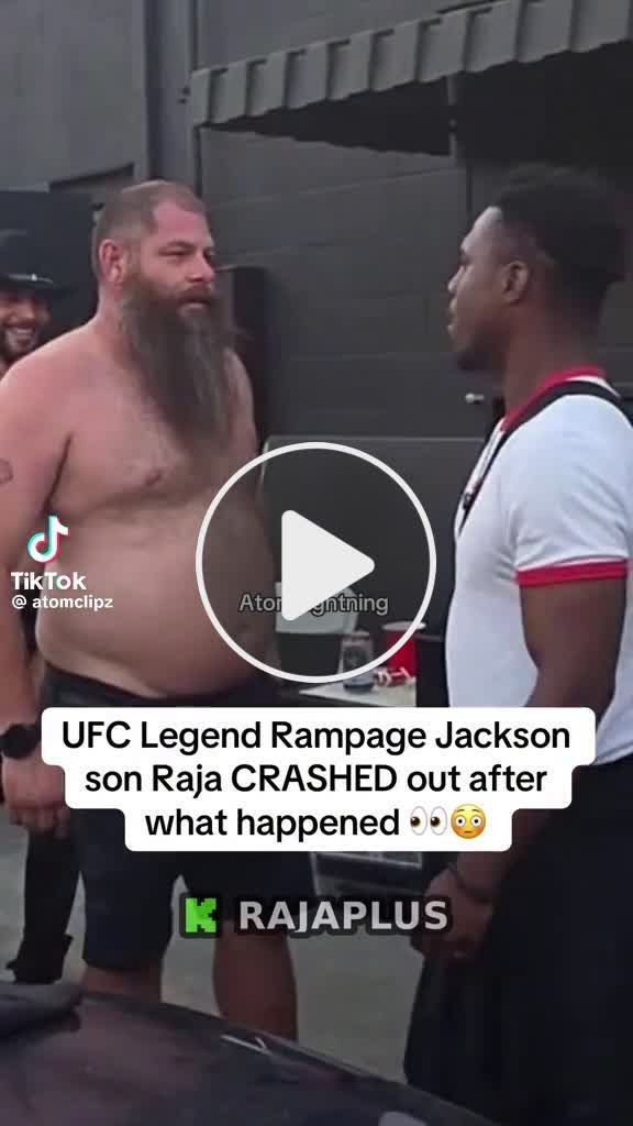 Raja Jackson's Epic Crash: UFC Legend's Son in Action - NewsBreak