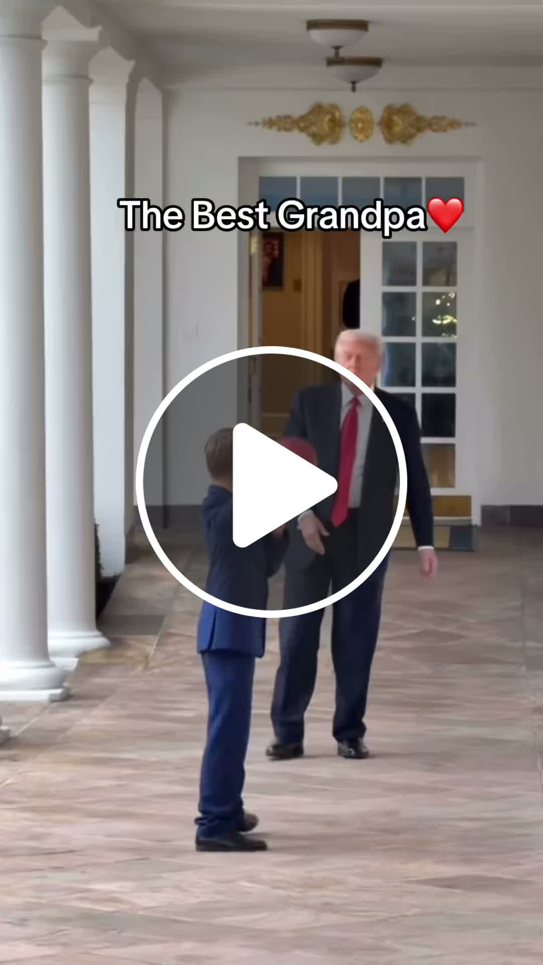 President President Donald J Trump throwing the football with his ...