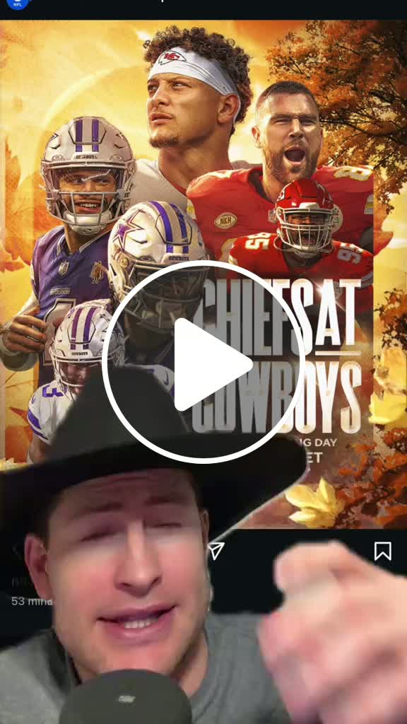 Cowboys vs Chiefs #cowboys #chiefs #nfl #football #kalshi created by ...
