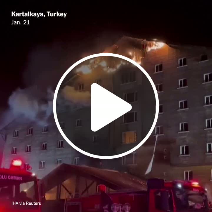 At Least 76 Are Killed in Fire at Ski Resort in Turkey - NewsBreak