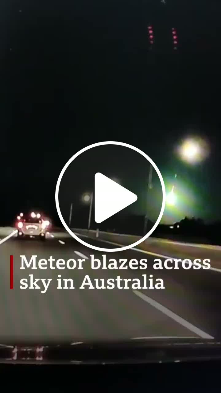 Green flash as meteor flies across sky over Australia - NewsBreak