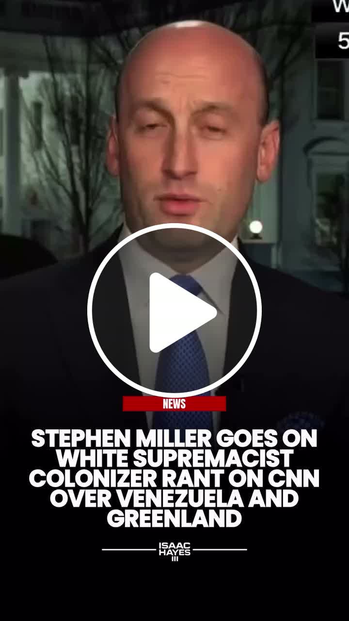 Stephen Miller goes on White supremacist colonizer rant on CNN over ...