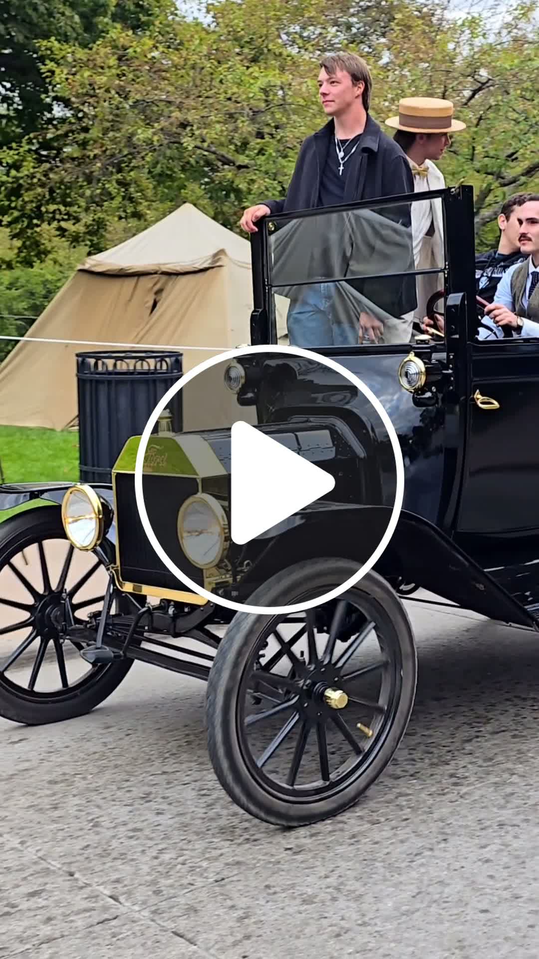 Ford Model T Drive By Engine Sound Old Car Festival Greenfield Village ...