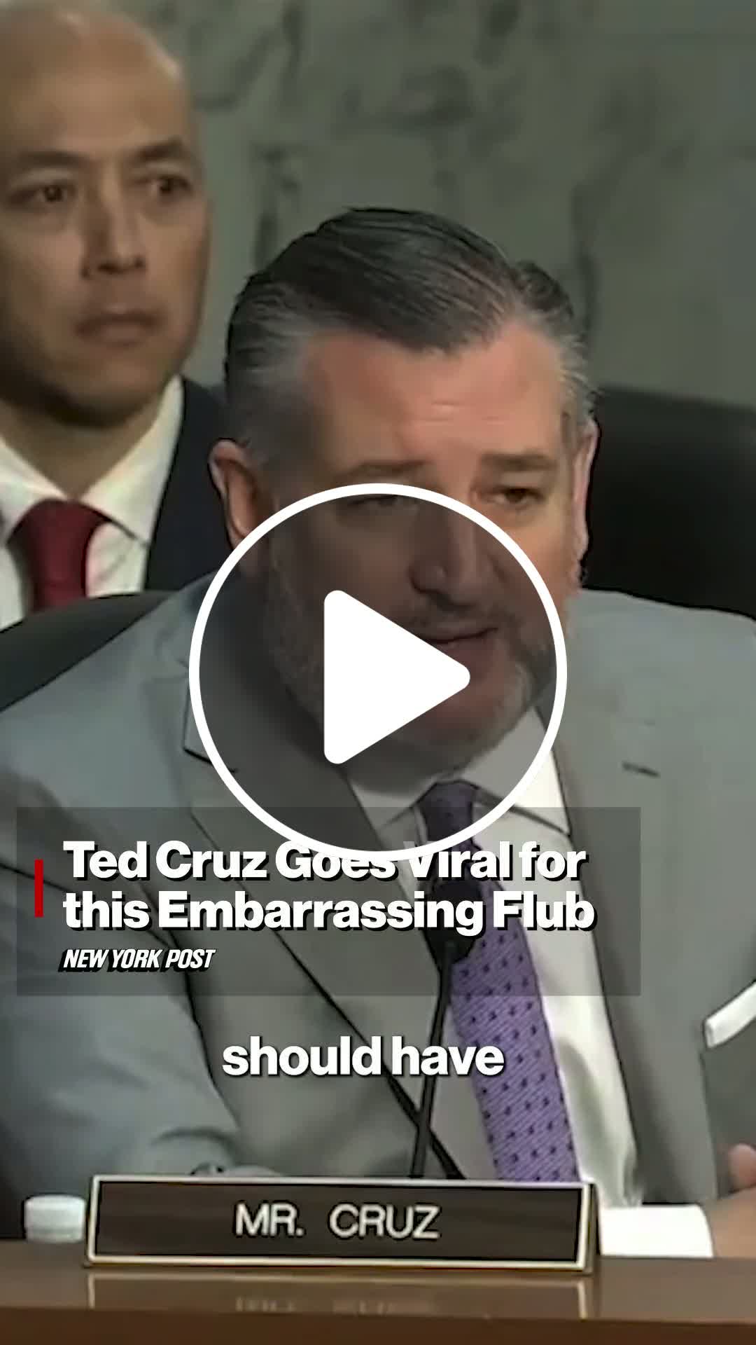 Ted Cruz Goes Viral for this Embarrassing Flub - NewsBreak