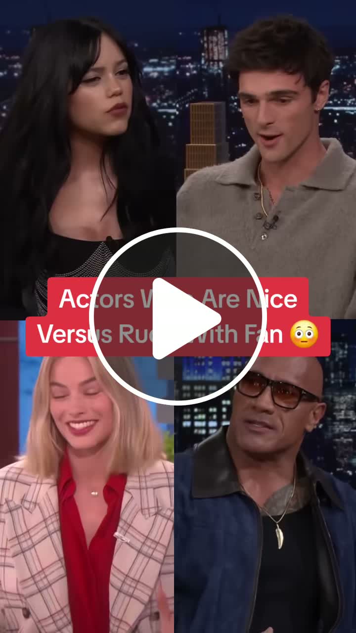 Actors Who Are Nice Versus Rude With Fans 😳 #actors #actress #kind #r ...