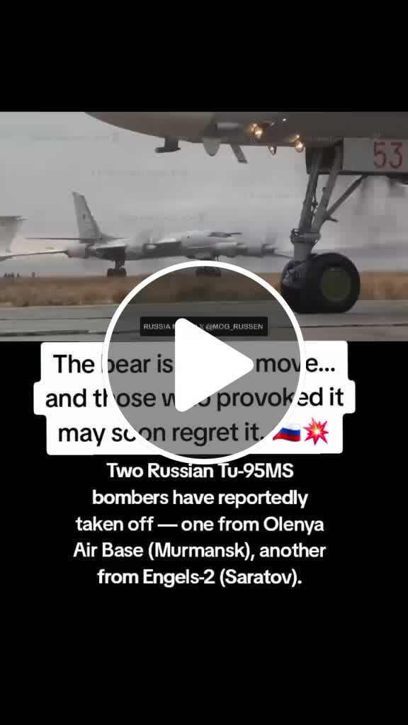 Two #Russian #Tu95MS bombers have reportedly taken off — one from # ...