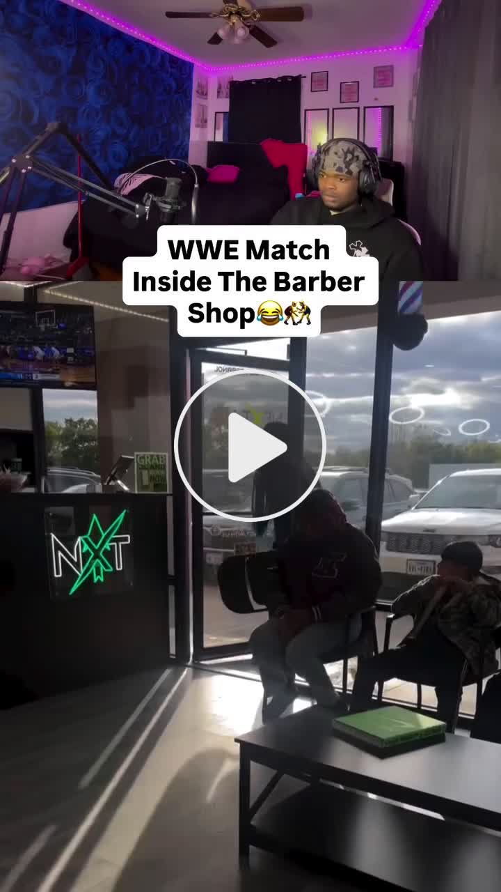 #FirstVideoChallenge WWE Match Inside The Barber Shop - NewsBreak