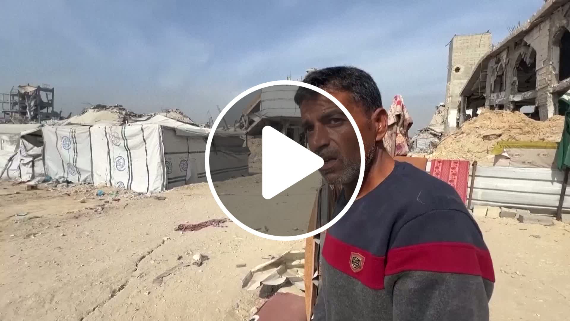 Hard to reach home for Palestinians near Gaza's 'yellow line' - NewsBreak