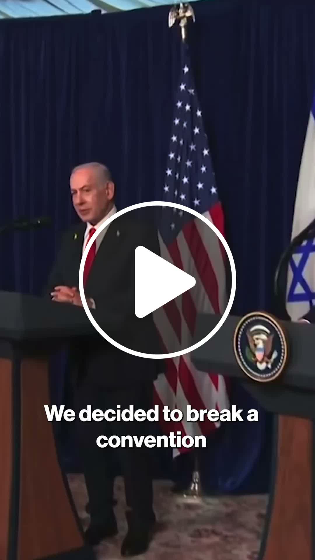 Netanyahu announces Trump as winner of 'Israel Prize' - NewsBreak
