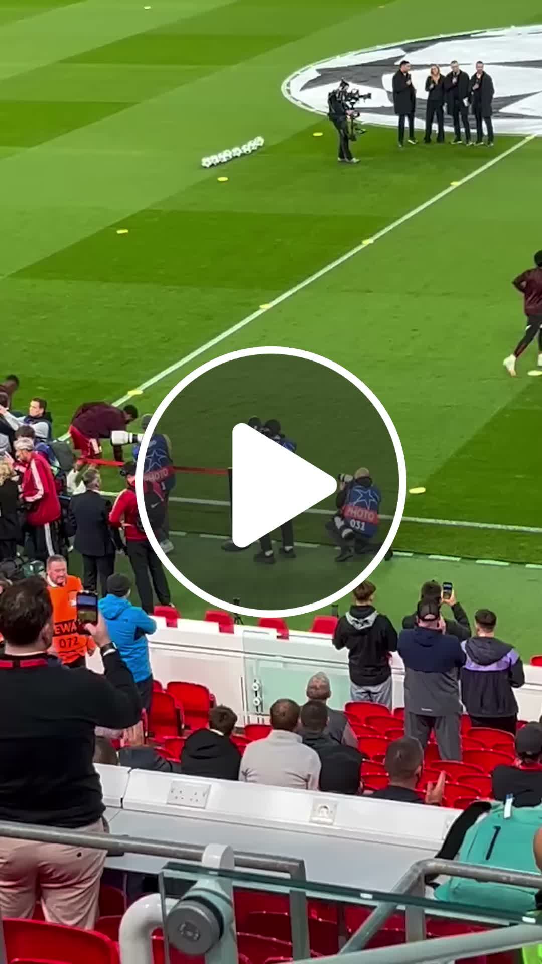 Alexander Isak takes to the Anfield pitch for the first time as a ...