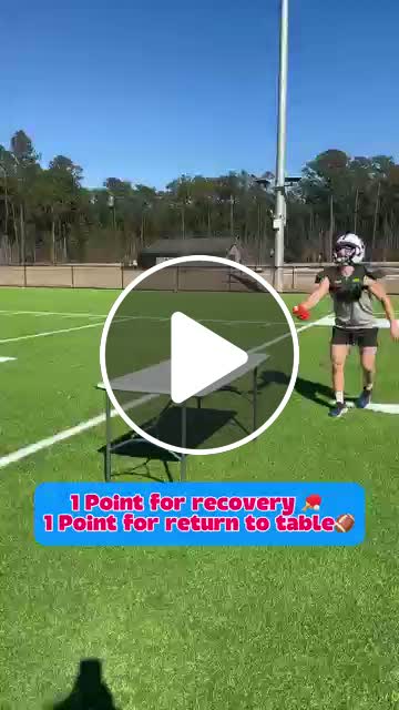 CTE has entered the chat… backyard football with a ping pong ball 🏓 🏈 ...