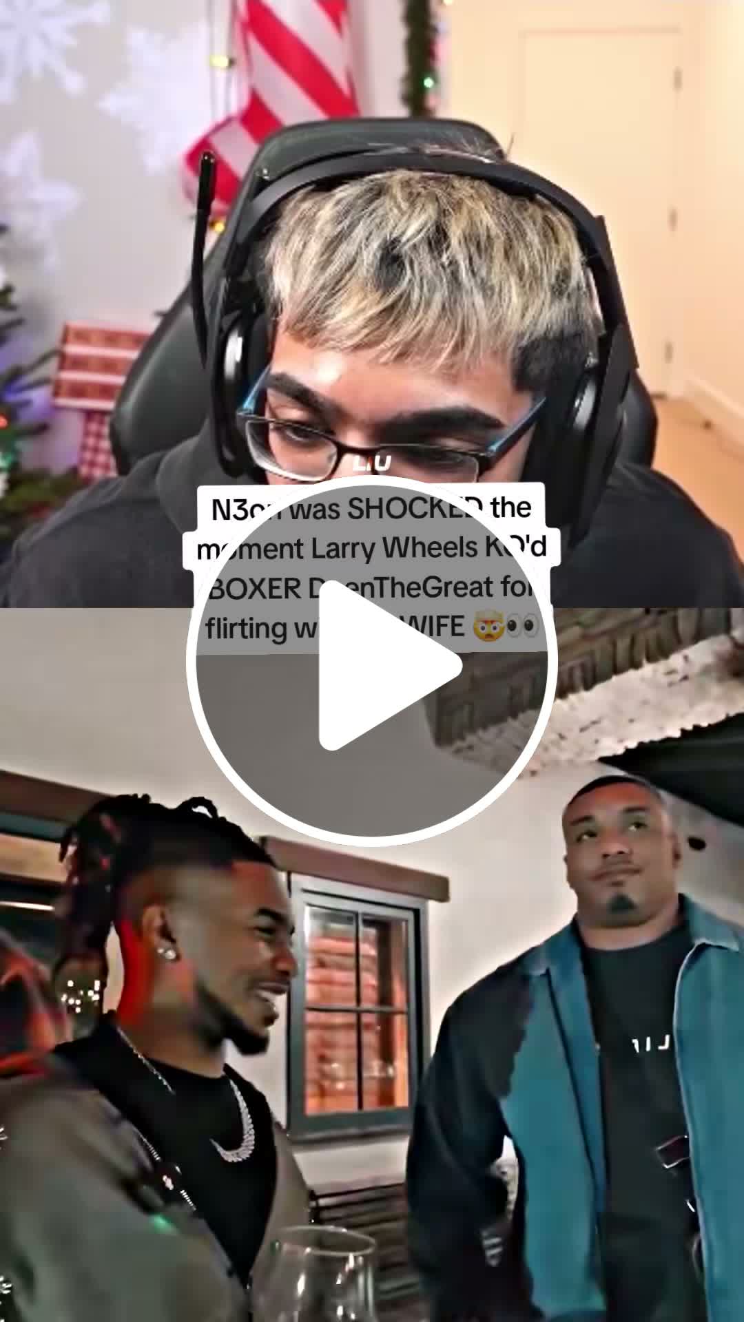 N3on was SHOCKED the moment Larry Wheels KOd BOXER DeenTheGreat for ...