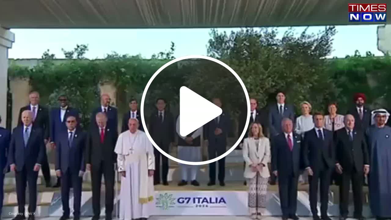 Italy Leaders from the world at the Outreach Nation session of the G7 ...