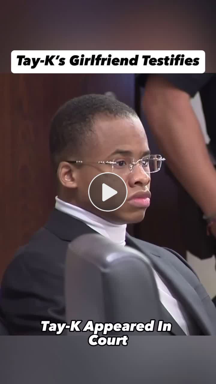 #TrueCrimeStoriesThis is the moment rapper Tay-K appeared in court as ...