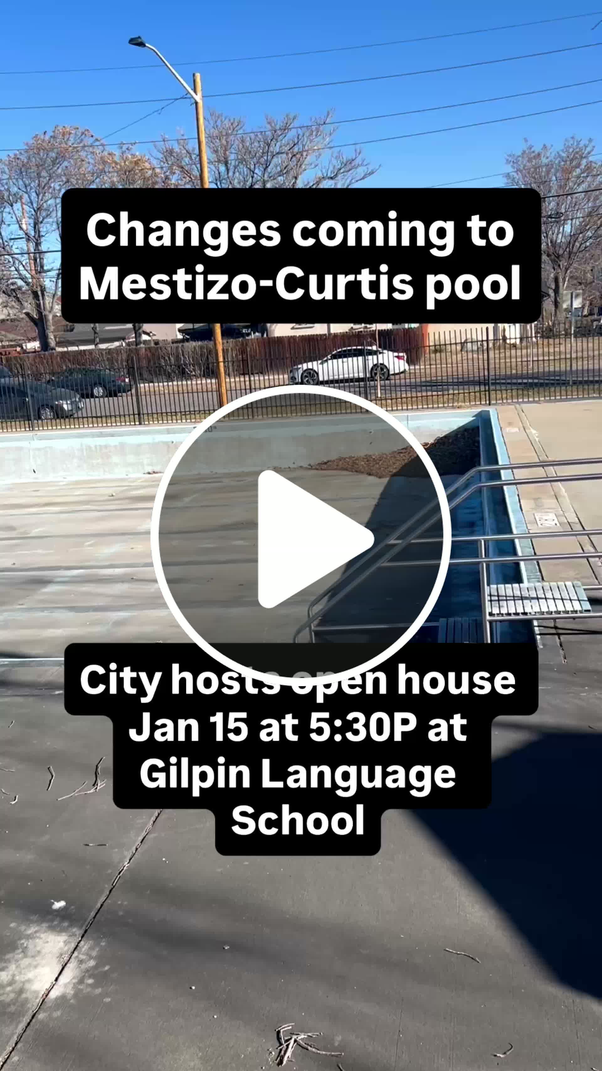 Mestizo-Curtis pool to be reconstructed - NewsBreak