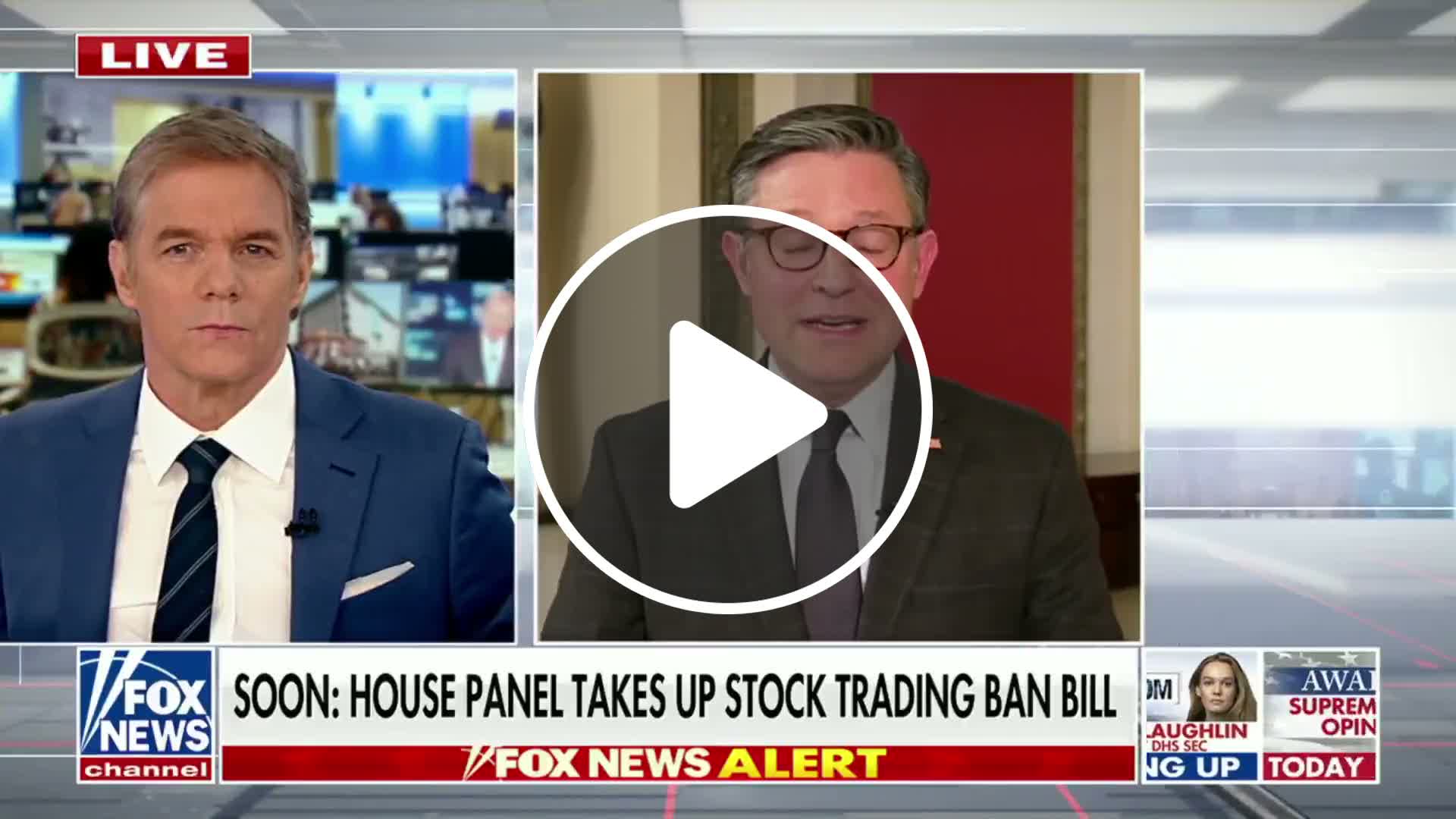 JUST IN: 🇺🇸 House Speaker Mike Johnson calls to ban Congress from ...