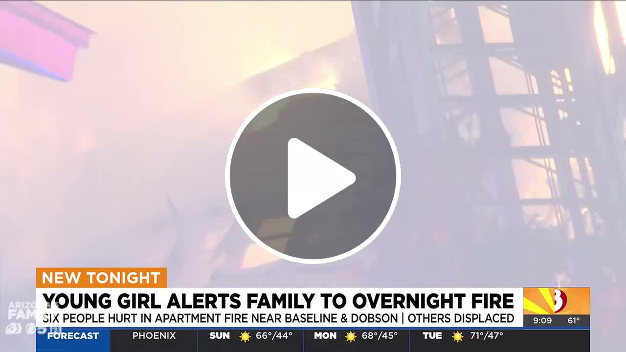 Young girl alerts family to overnight fire at Mesa apartment - NewsBreak