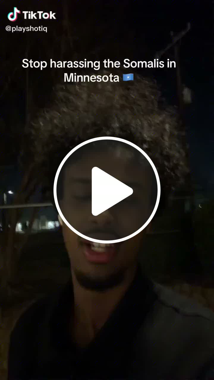 GET OFF MY LAWN!This Somalian in Minnesota appears to be reacting to ...