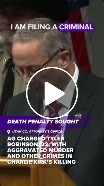 Tyler Robinson charged with aggravated murder in Kirk’s death - NewsBreak