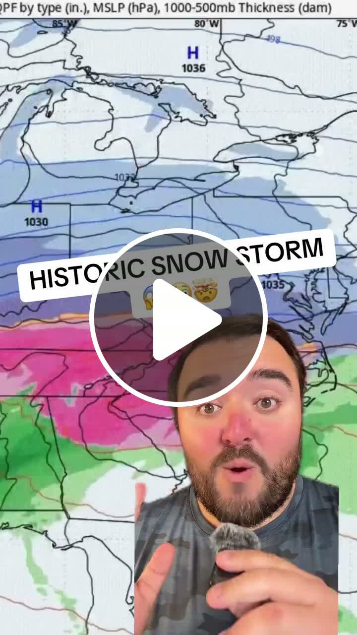 Historic snow storm coming this weekend #snow #icestorm #weather # ...