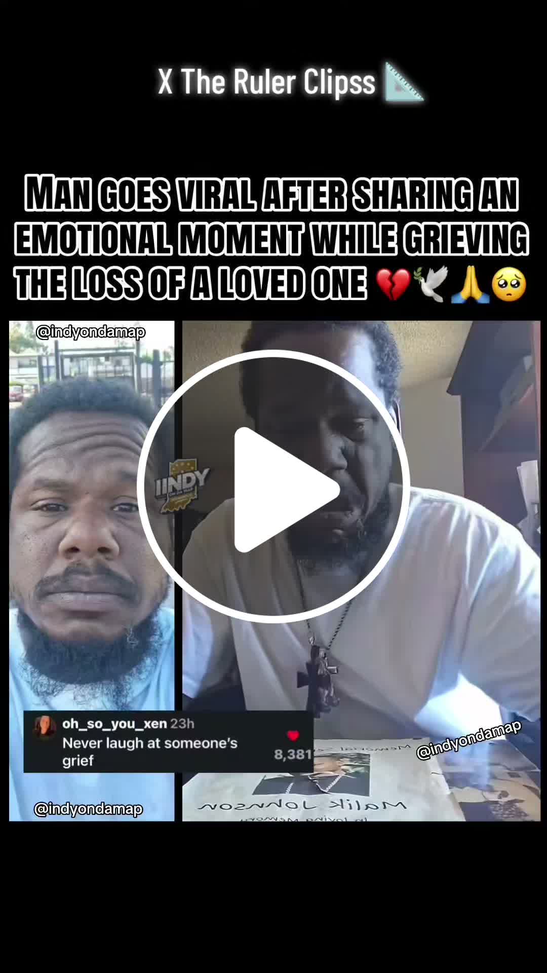 🔥 Man Goes Viral for Breaking Down After Losing a Loved One 💔 - NewsBreak