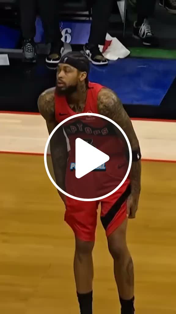 brandon ingram hits a water boy with a water bottle on accident😭 # ...