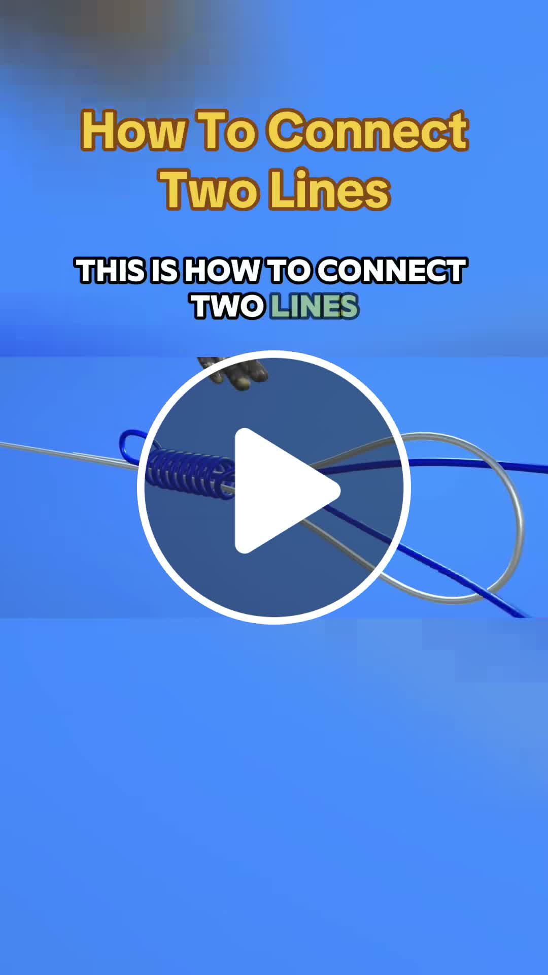 How to connect two lines, strongest line to line fishing knot. FG knot ...