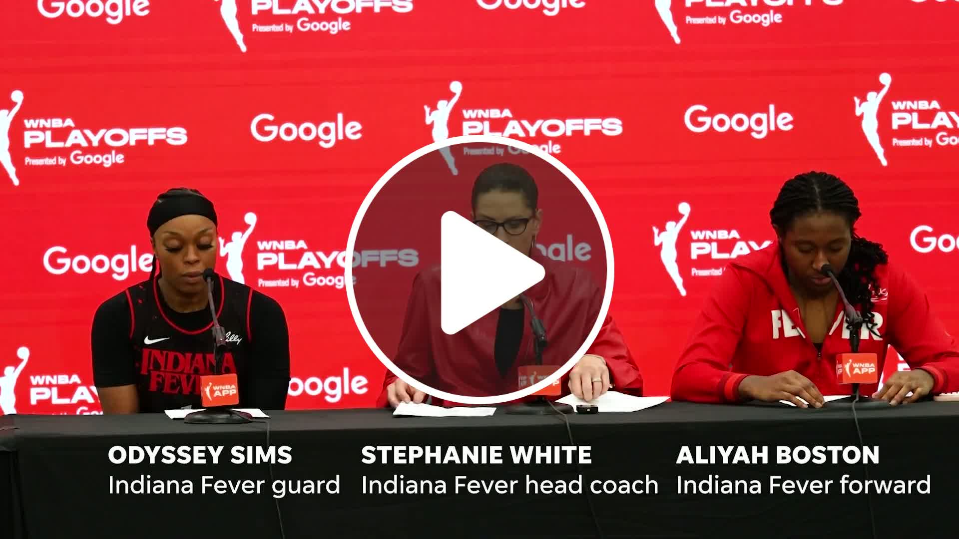 Indiana Fever head coach, players speak after win against Las Vegas ...