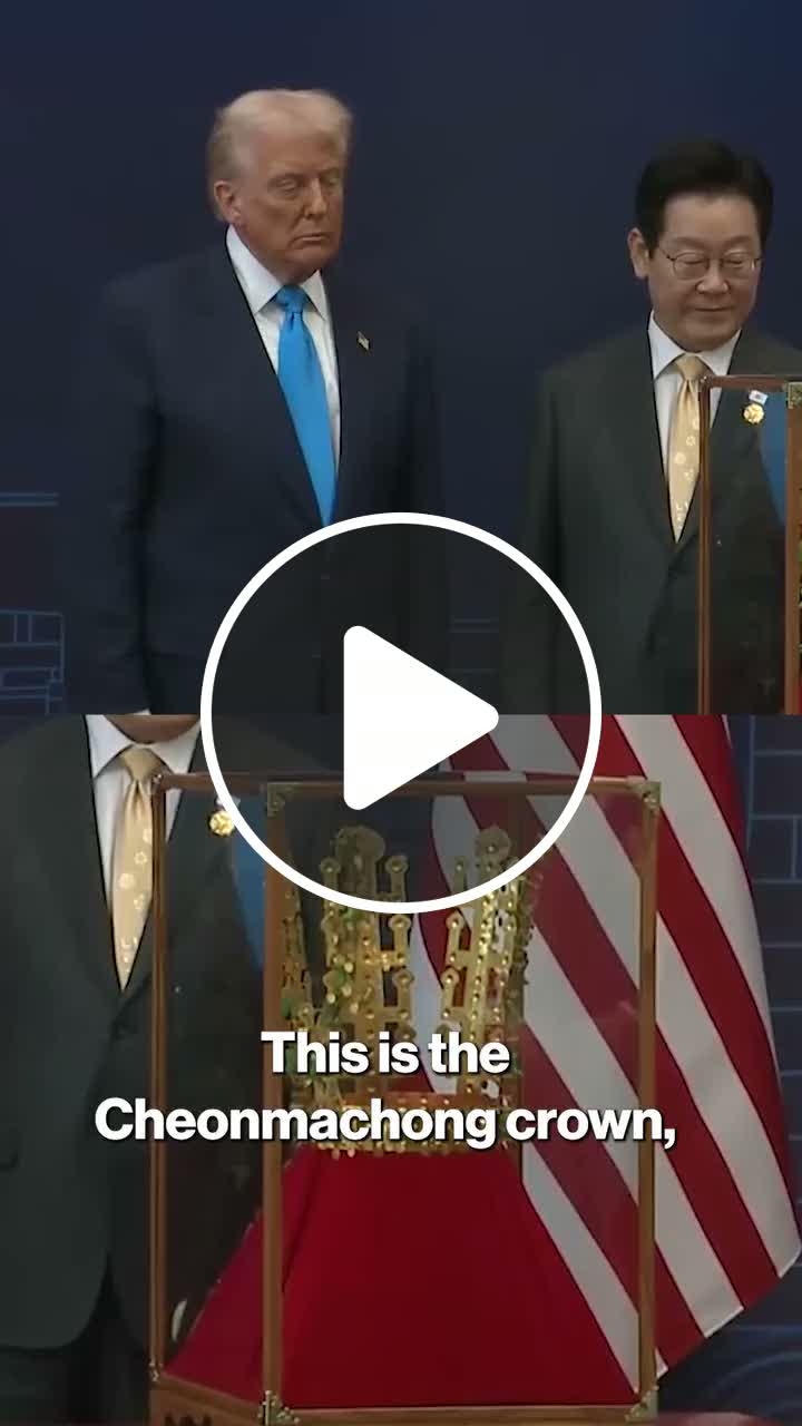 Trump gifted crown days after No Kings protests - NewsBreak