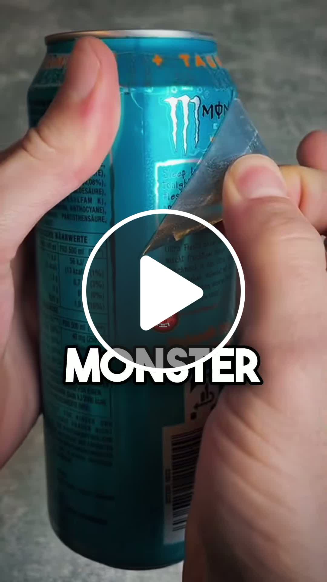 did you know that Monster Energy Drink is actually satanic… #horror # ...