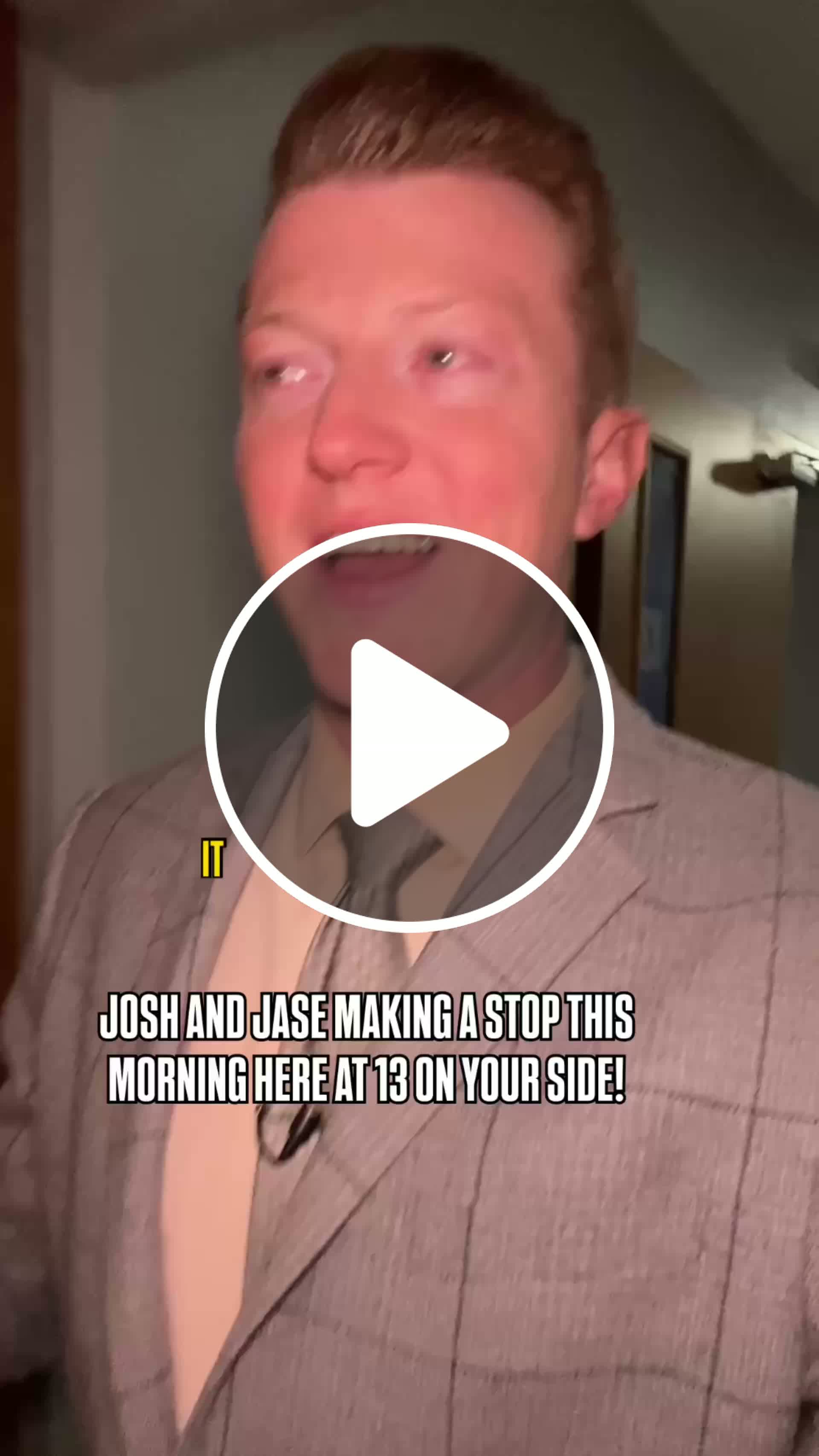 Josh and Jase will be LIVE on Morning+ Thursday morning - NewsBreak