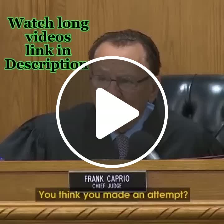 judge caprio Gets Emotional I Best Moment #shorts #short - NewsBreak