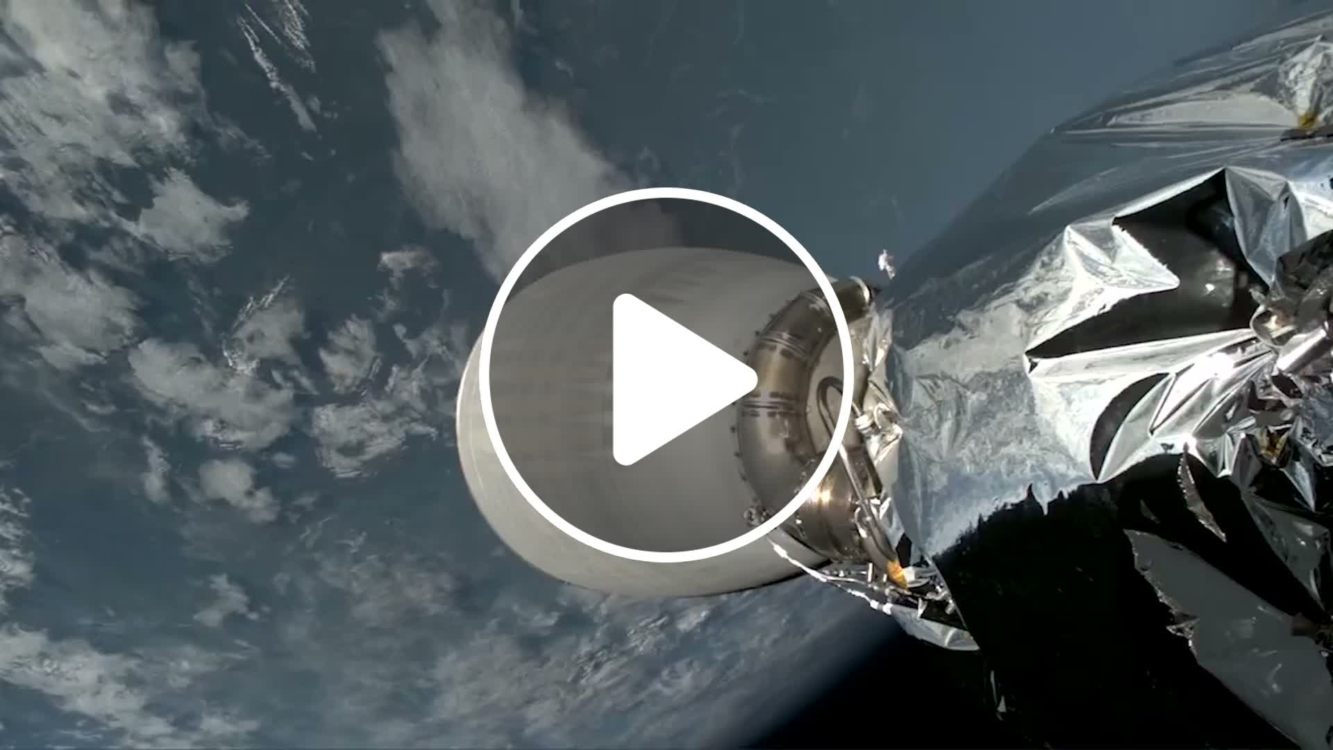 Watch This Amazing Time-Lapse Of SpaceX Falcon 9 Second Stage View Of ...