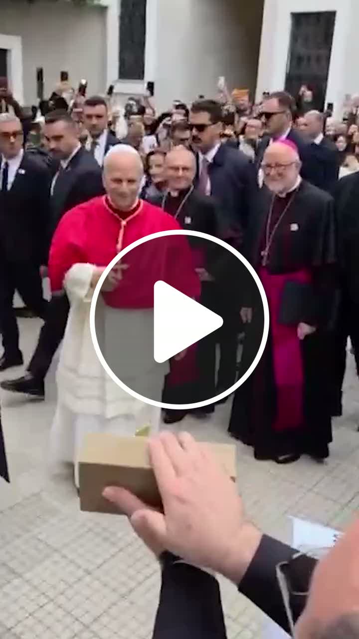 Pope Leo blessed the foundation stone of St Augustine s Church in ...