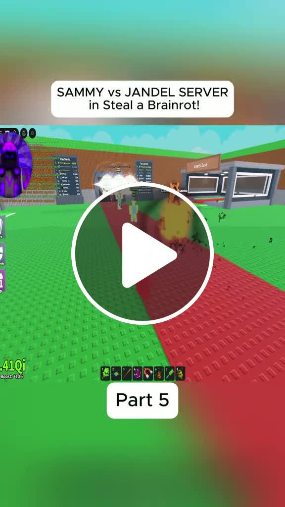 SAMMY vs JANDEL SERVER in Steal a Brainrot caylusblox brainrot ...