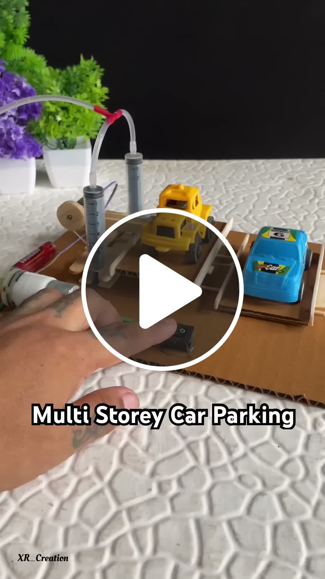 Hydraulic multi storey Car parking #motorbuilding #dcmotor # ...