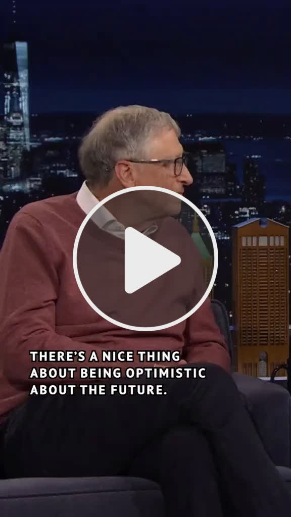Bill Gates is optimistic about the future of the worlds health and ...