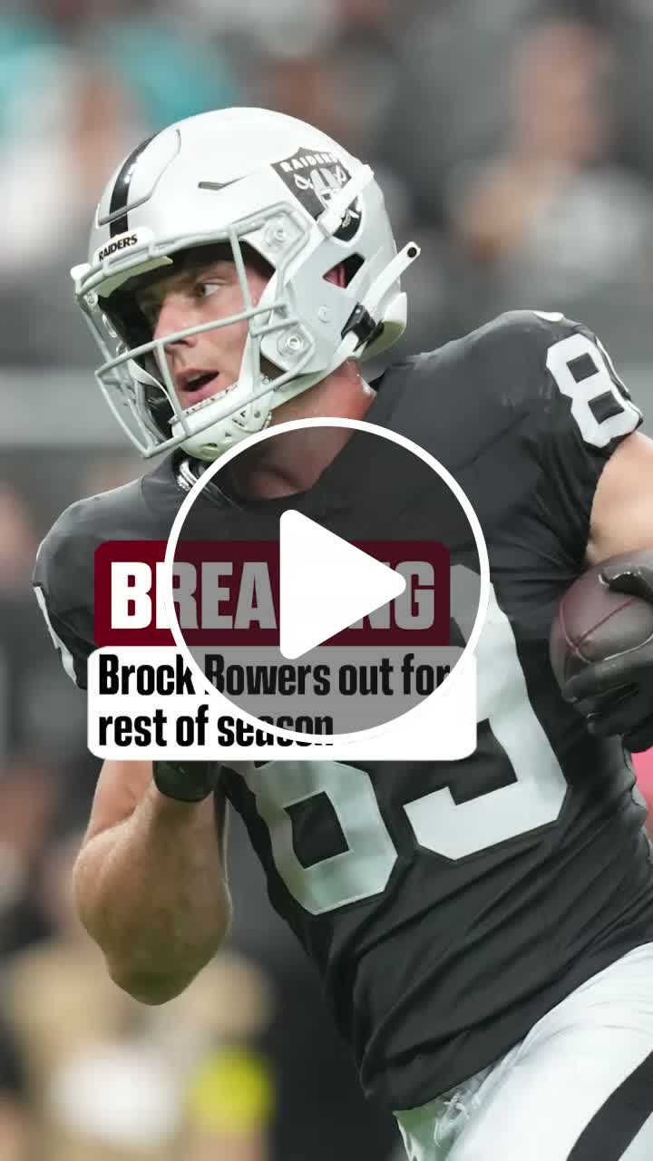Brock Bowers is resting for the remainder of the 2025 NFL season. #nfl ...
