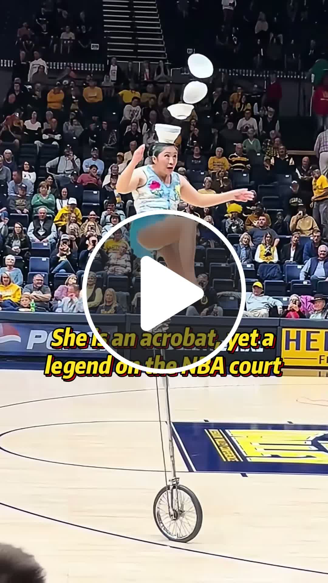 #CaughtOnCamera She is an acrobat, yet a legend on the NBA court— Red ...