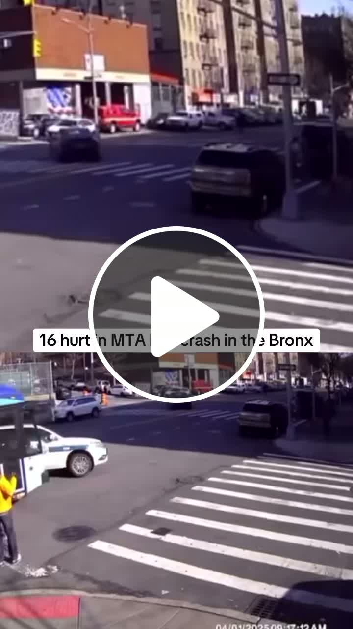 Theres new surveillance video of an MTA bush crash in the Bronx that ...