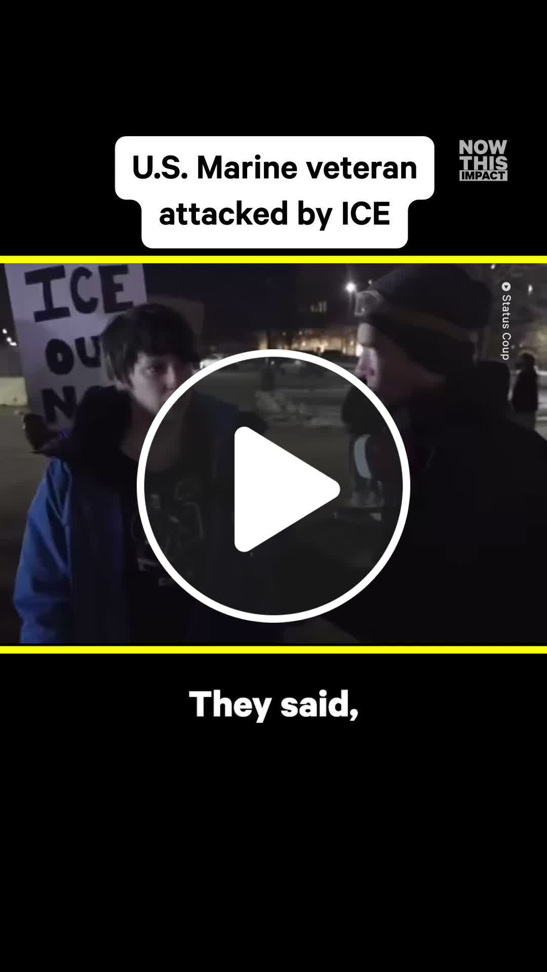 U.S. Marine Veteran attacked by ICE - NewsBreak