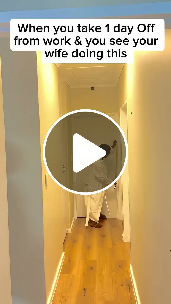 When you take 1 day off from work and you see your wife doing this ...