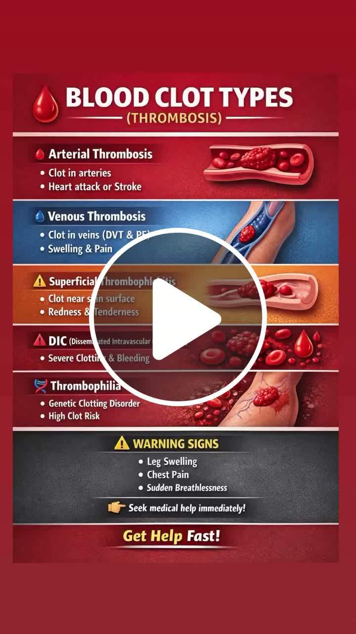 Blood clots types - NewsBreak