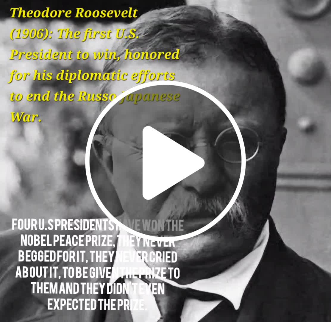 4 U.S president's have won Nobel Peace Prize - NewsBreak