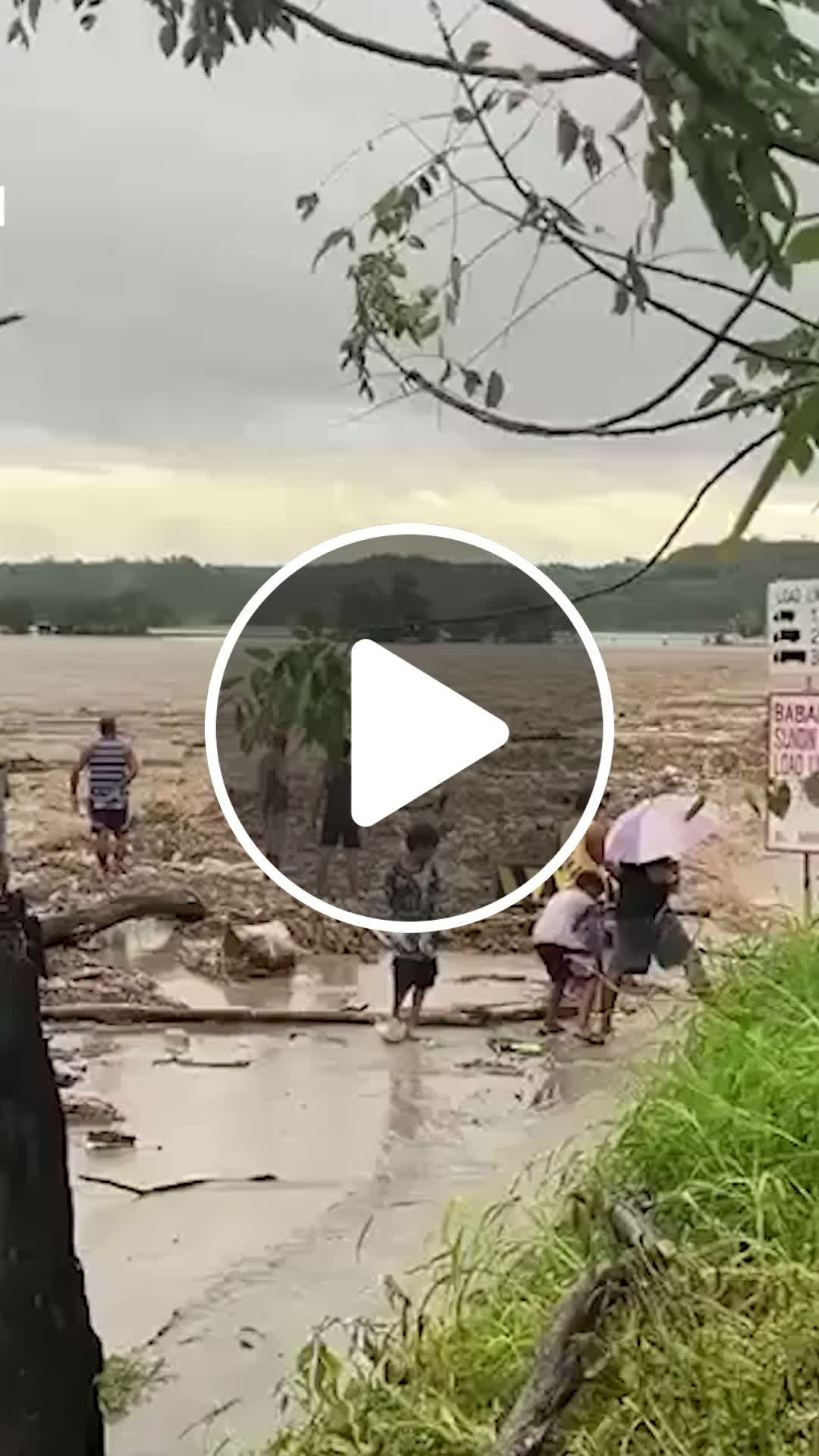 Super Typhoon Fung-Wong causes raging rivers and flooded fields in ...