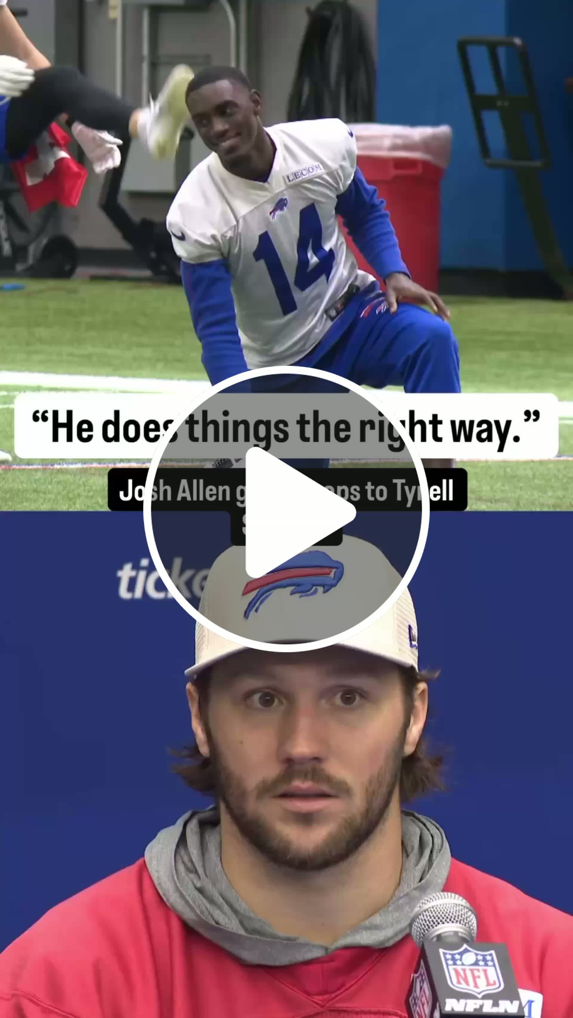 Josh Allen gives props to Tyrell Shavers - NewsBreak