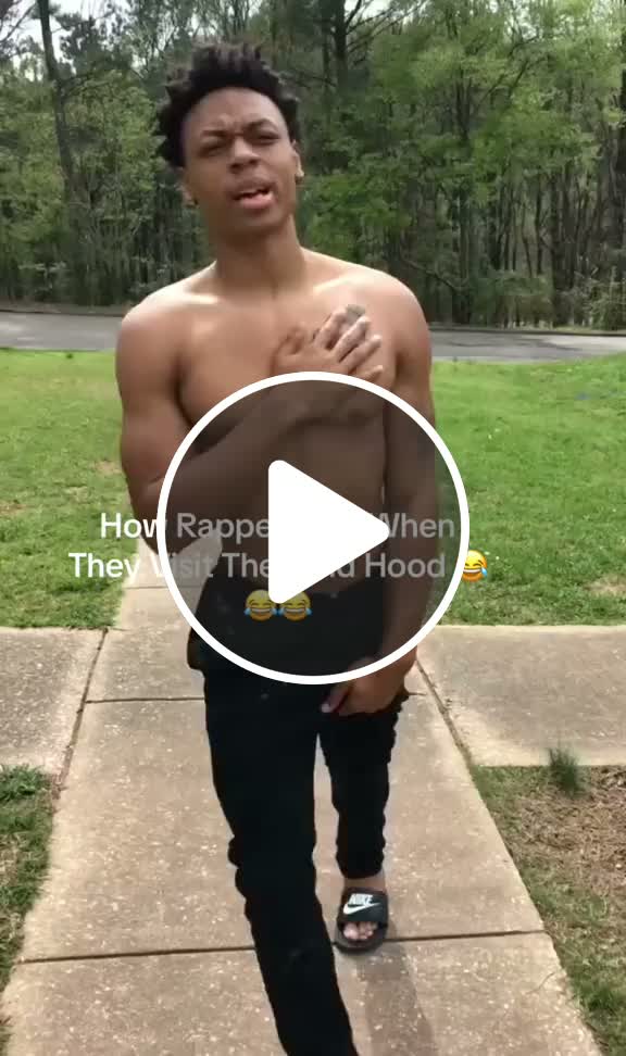 How Rappers Act When They Visit They Old Hood #fyp #skit #funny - NewsBreak