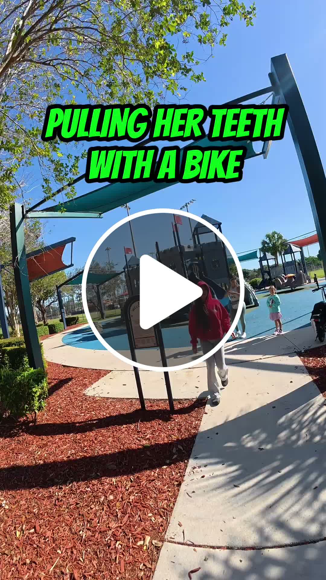 PULLING HER TEETH WITH A BIKE! - NewsBreak