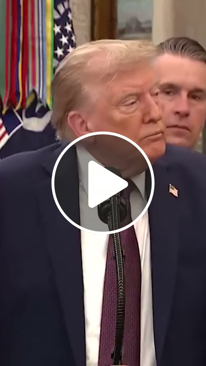 Trump says that the video that shows object falling from the white ...