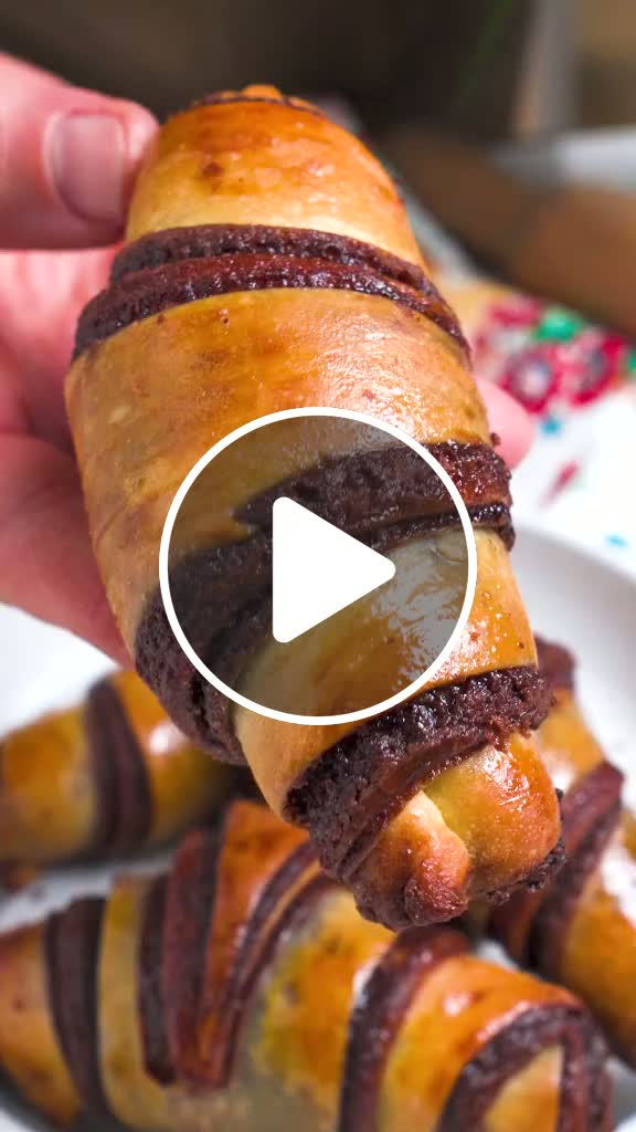 Hazelnut Chocolate Rugelach, I like to describe it as the croissant's ...